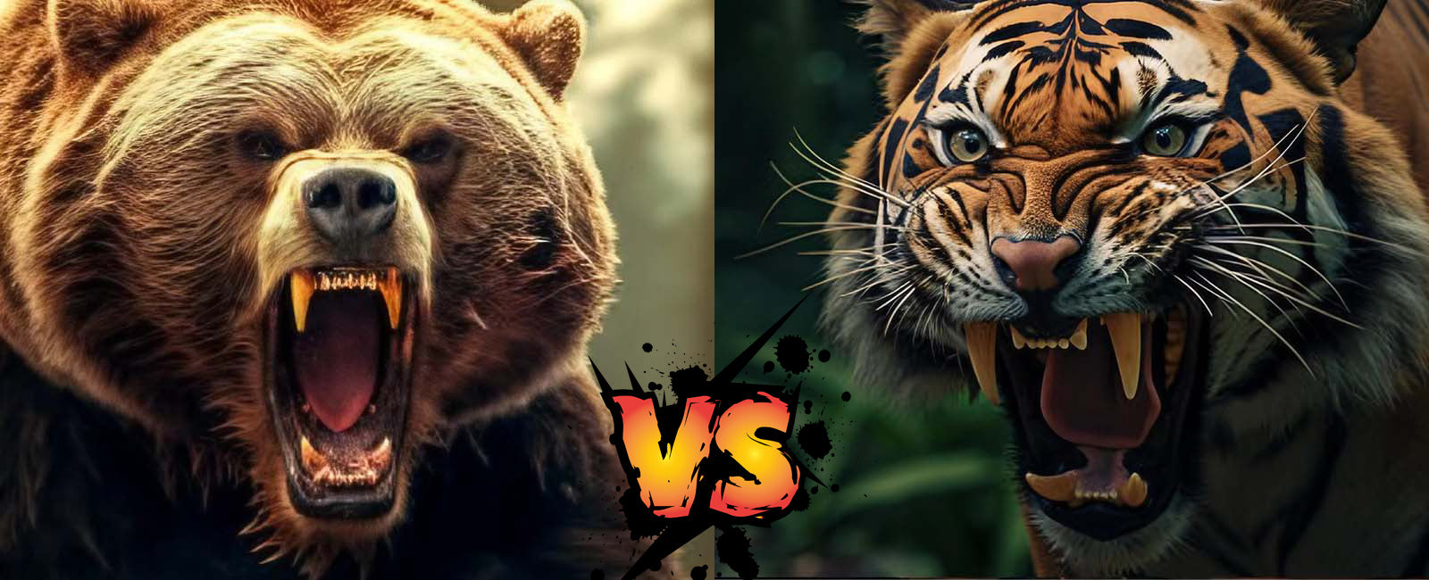 Can a tiger beat a grizzly bear ? Clash of the Titans ! - Tiger-Universe