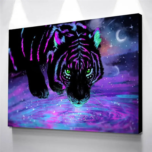 Tiger Abstract Painting | Tiger-Universe