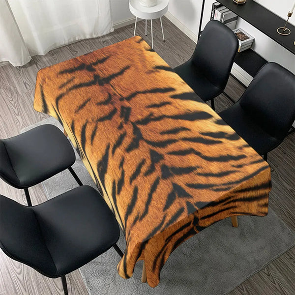 Tiger Print Tablecloth | Tiger-Universe